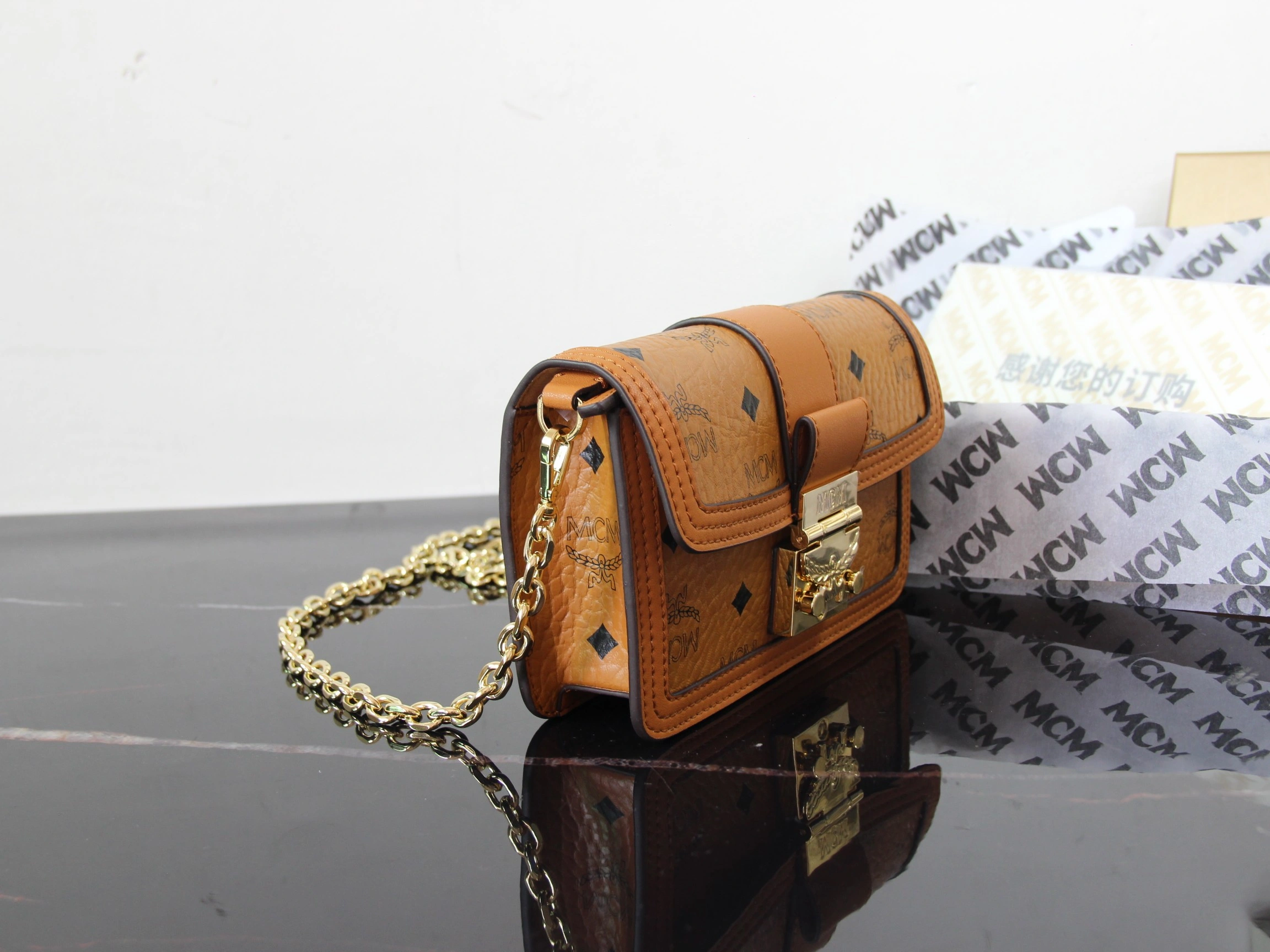 High fidelity MCM Satchel Bags