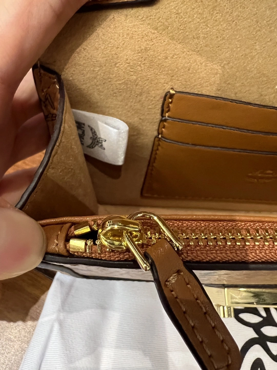 Indistinguishable MCM Satchel Bags