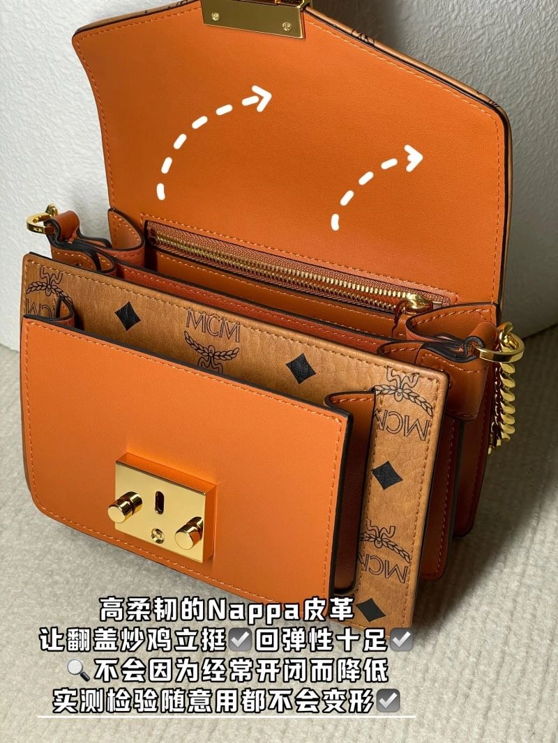 Real MCM Satchel Bags