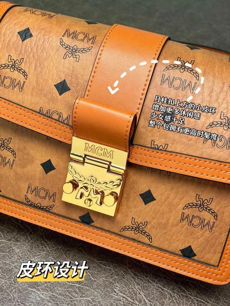 Top mirror MCM Satchel Bags