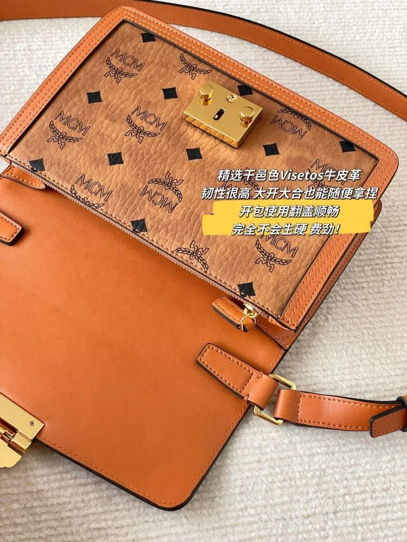 Top mirror MCM Satchel Bags