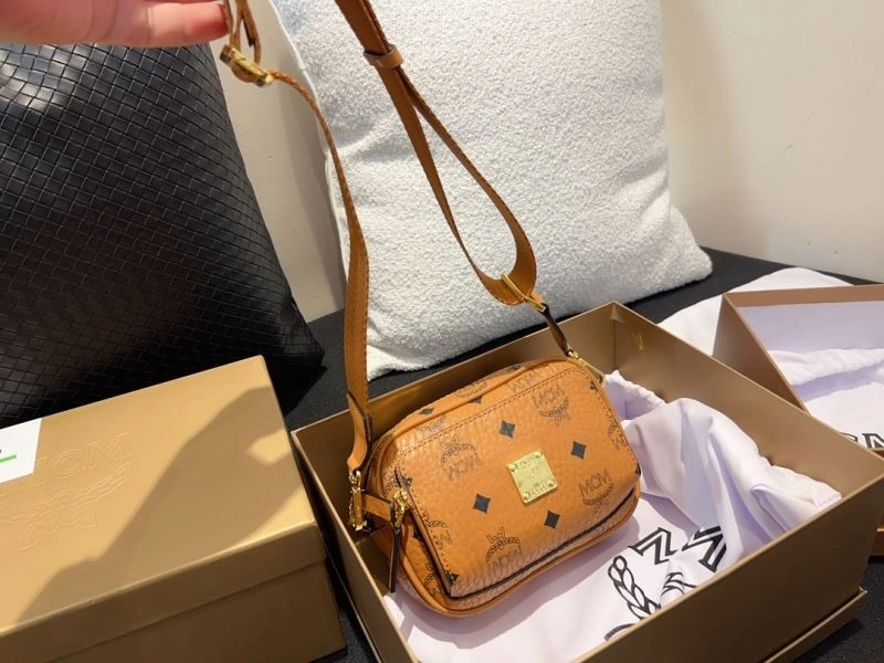 Indistinguishable MCM Satchel Bags