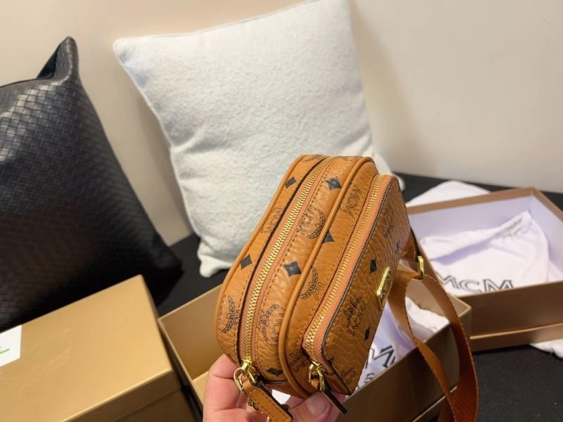 Indistinguishable MCM Satchel Bags