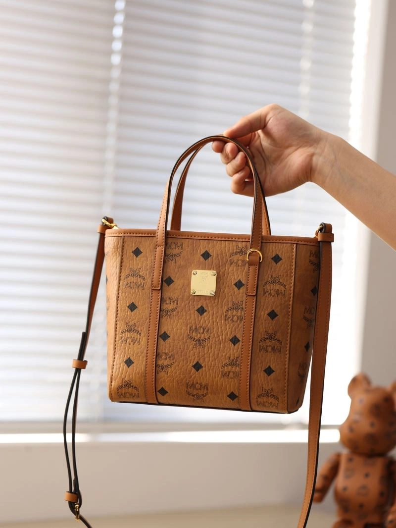 Exact replica MCM Shopping Bags
