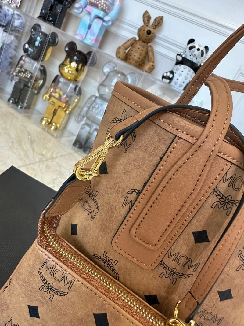 Exact replica MCM Shopping Bags