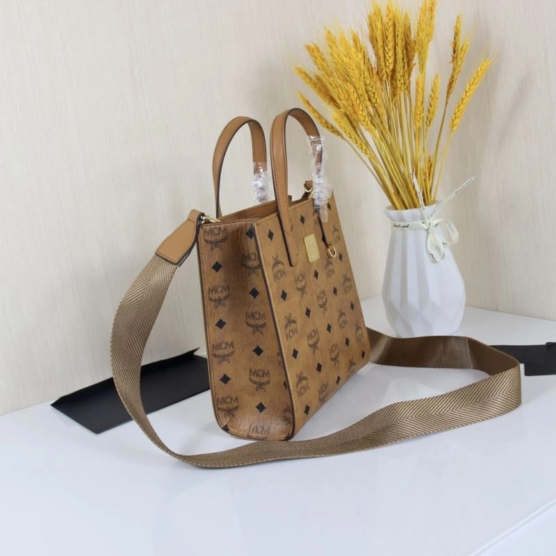 Exact replica MCM Shopping Bags