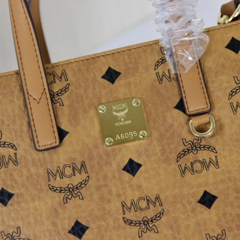 Exact replica MCM Shopping Bags