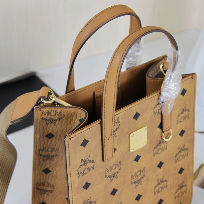 Exact replica MCM Shopping Bags