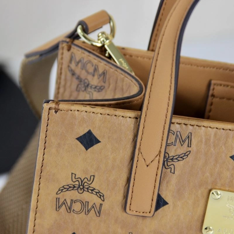 Exact replica MCM Shopping Bags