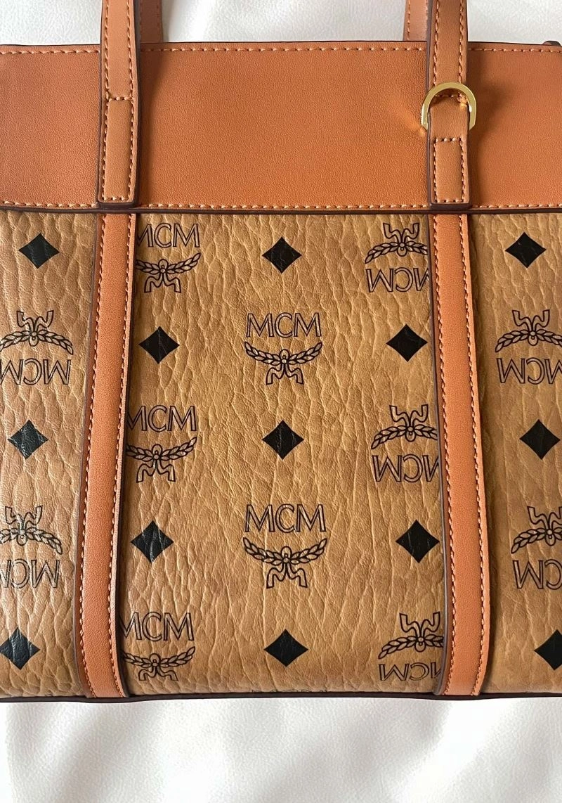 Exact replica MCM Shopping Bags