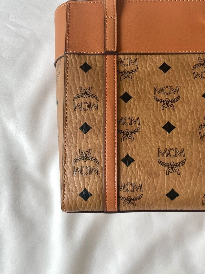 Exact replica MCM Shopping Bags