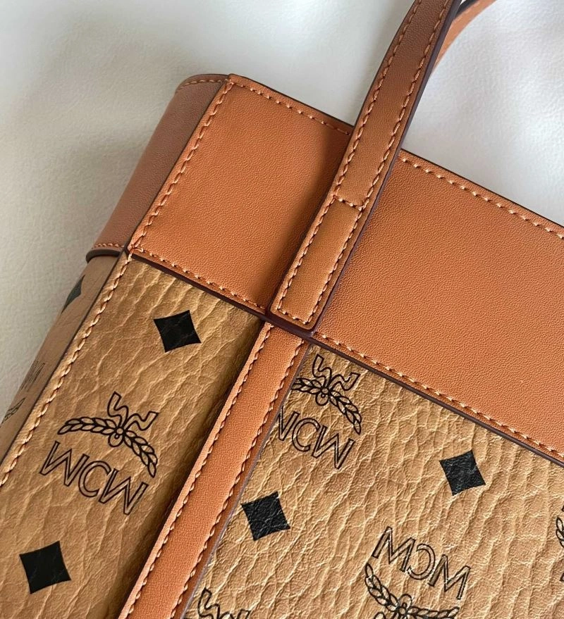 Exact replica MCM Shopping Bags