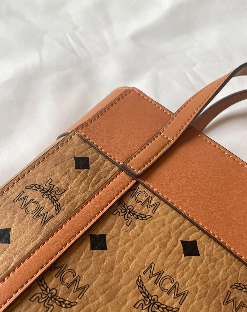 Exact replica MCM Shopping Bags