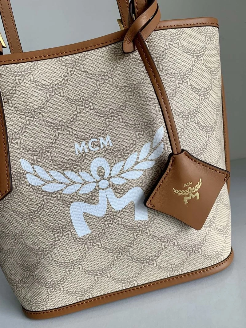 Exact replica MCM Shopping Bags