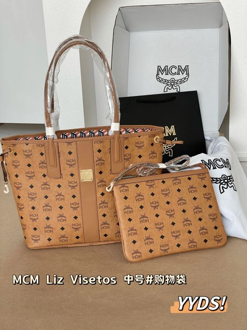 Brand-authenticated MCM Shopping Bags