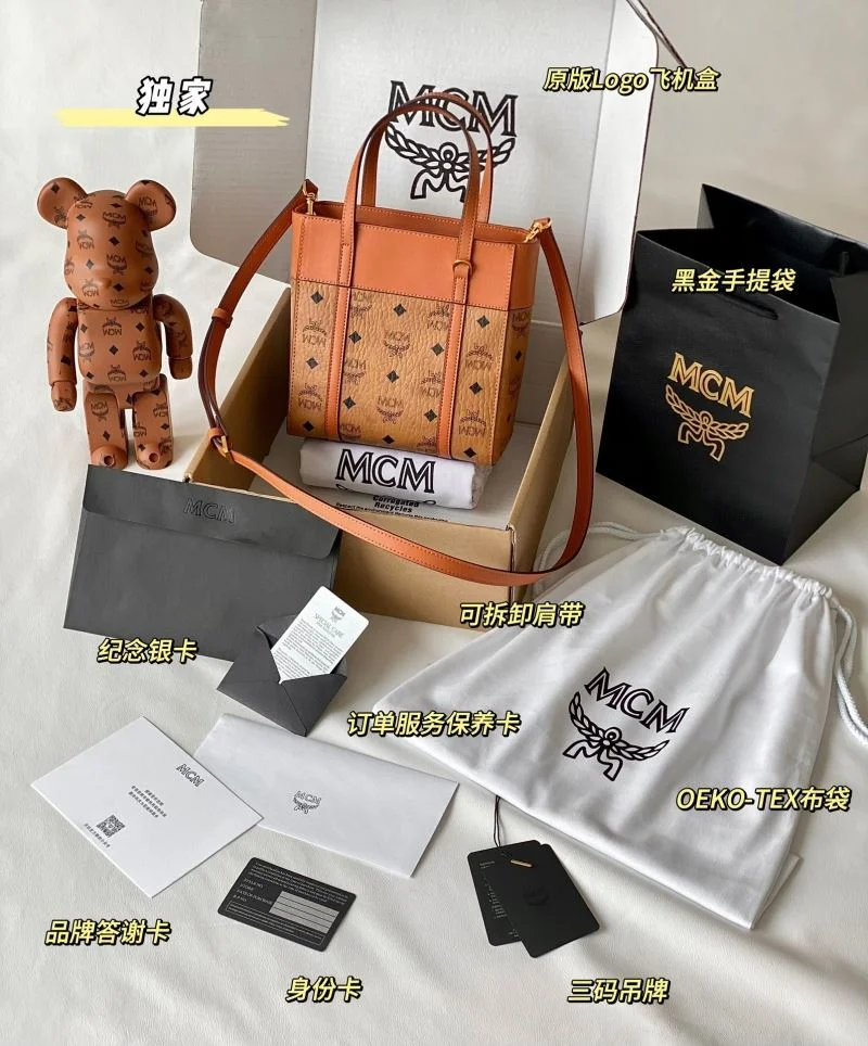 Top mirror MCM Shopping Bags
