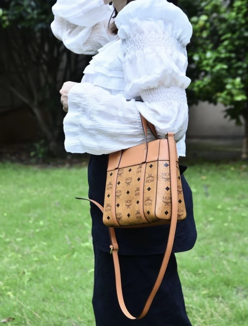 Top mirror MCM Shopping Bags