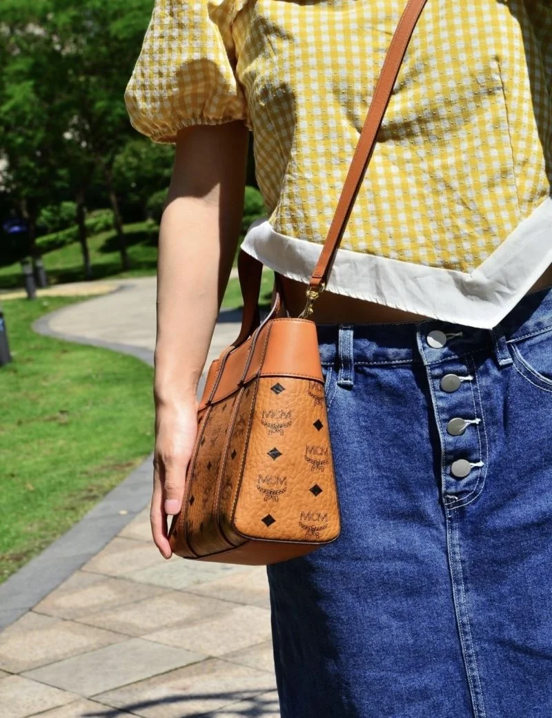 Top mirror MCM Shopping Bags