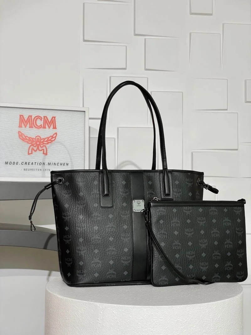 Exact replica MCM Shopping Bags