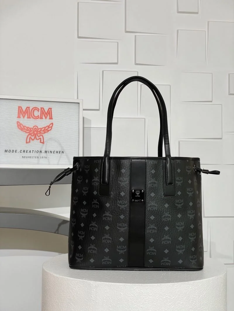 Exact replica MCM Shopping Bags