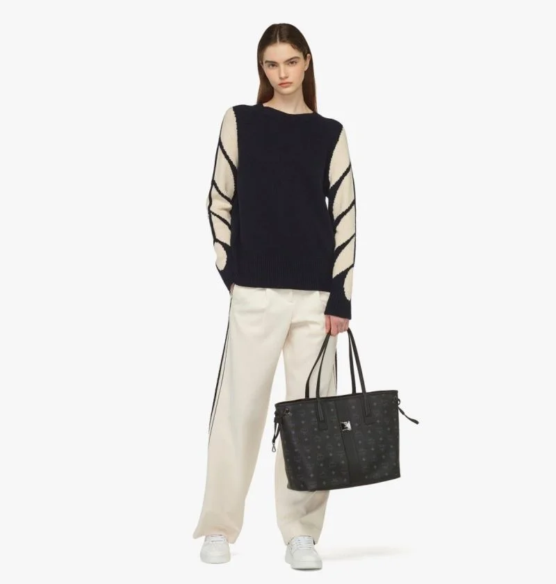 Exact replica MCM Shopping Bags