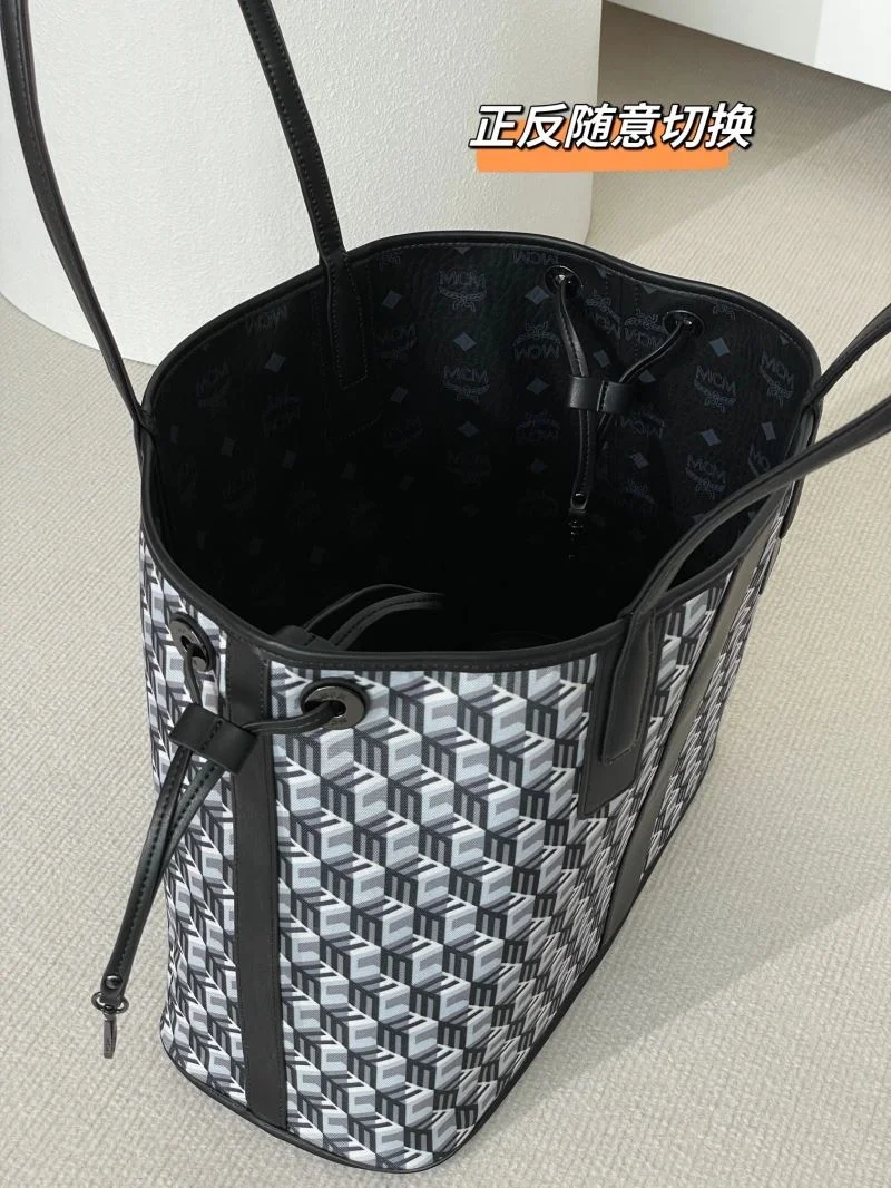 Exact replica MCM Shopping Bags