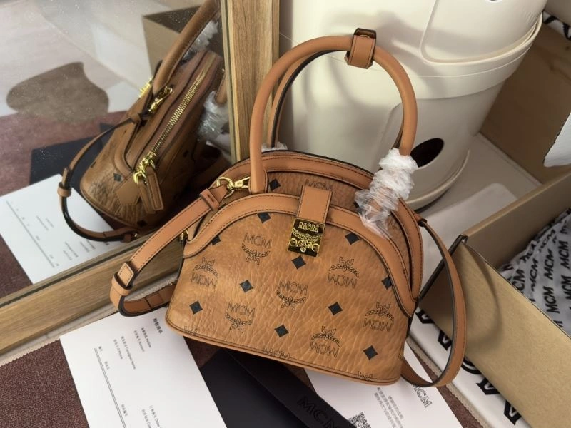 Exact replica MCM Top Handle Bags
