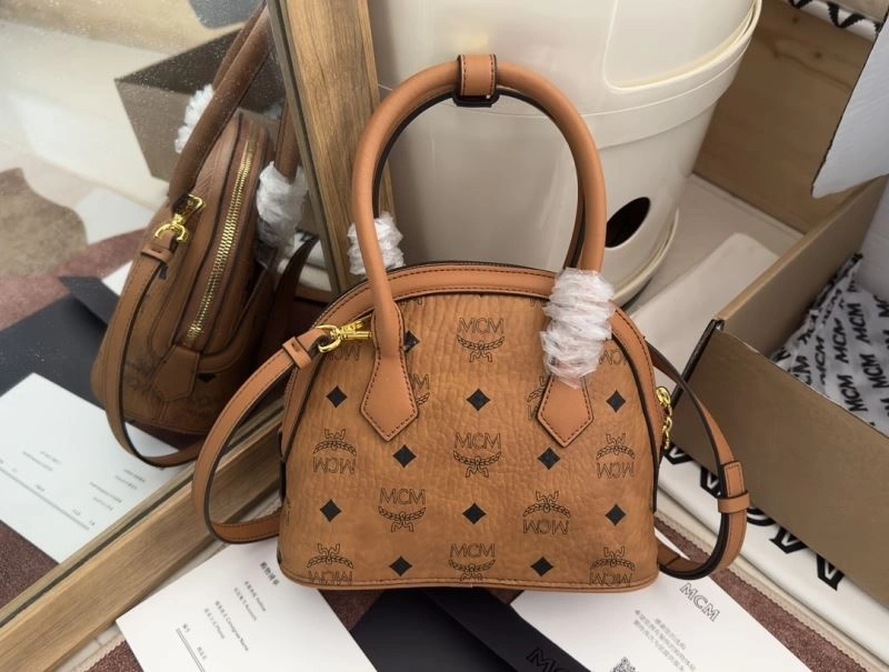 Exact replica MCM Top Handle Bags
