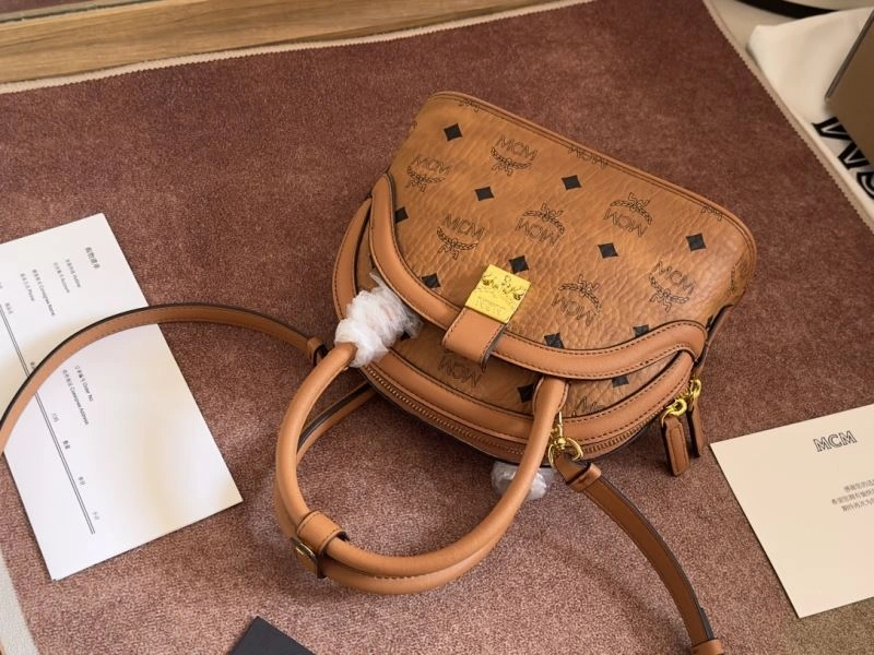 Exact replica MCM Top Handle Bags