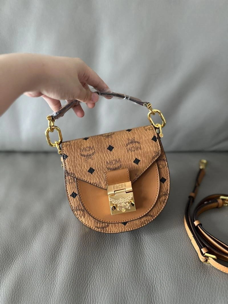 Real MCM Top Handle Bags