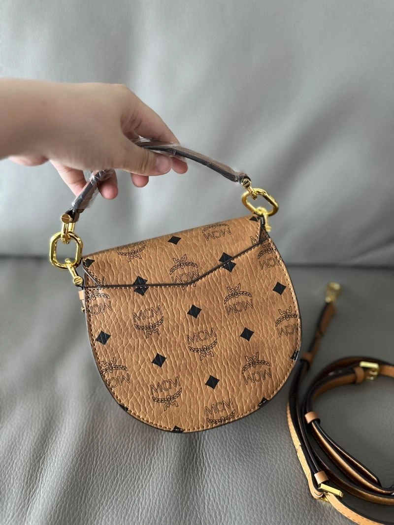 Real MCM Top Handle Bags