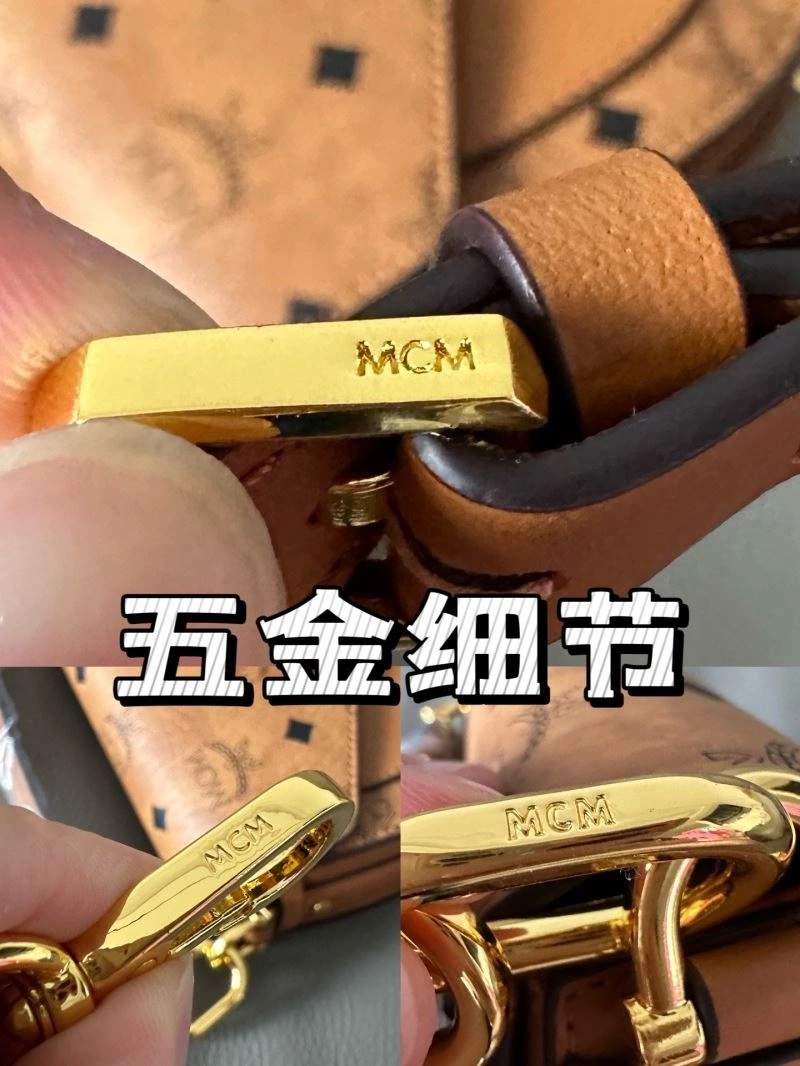 Real MCM Top Handle Bags