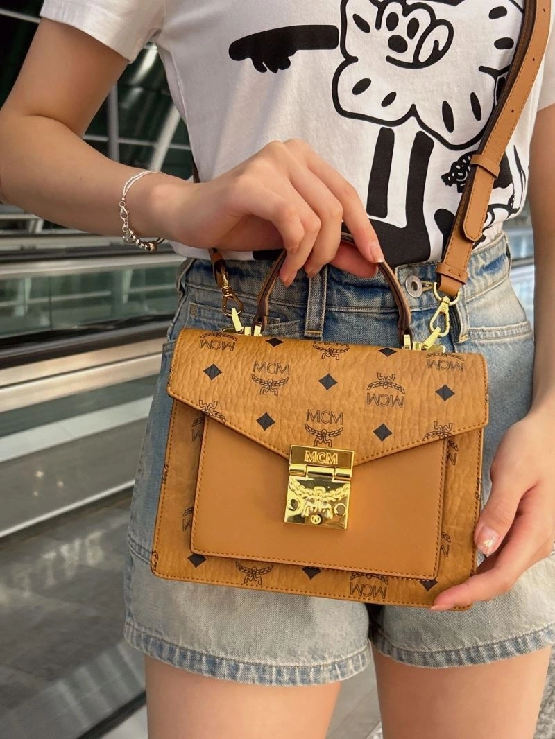 Brand-original MCM Top Handle Bags