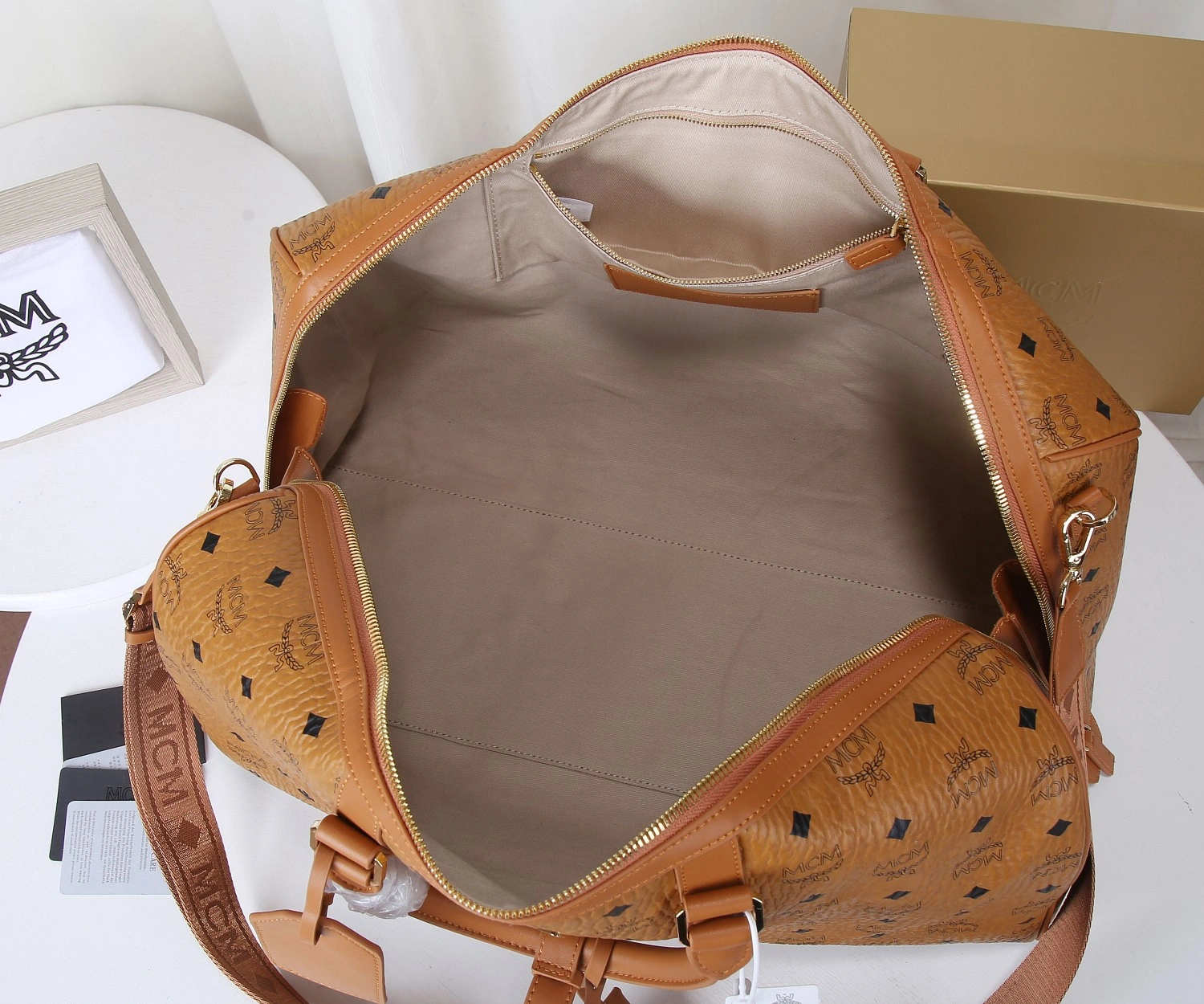 Real MCM Travel Bags