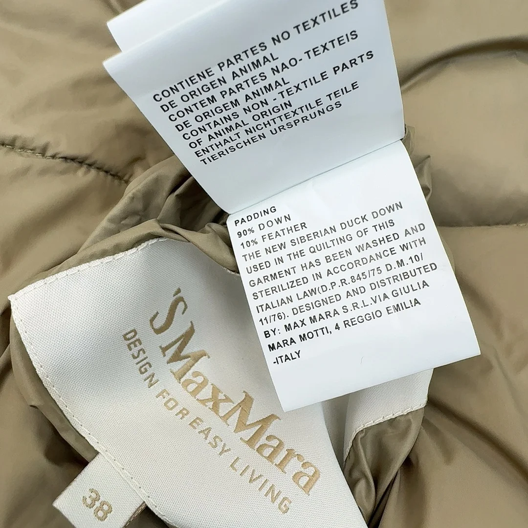 High fidelity Max Mara Down Jackets