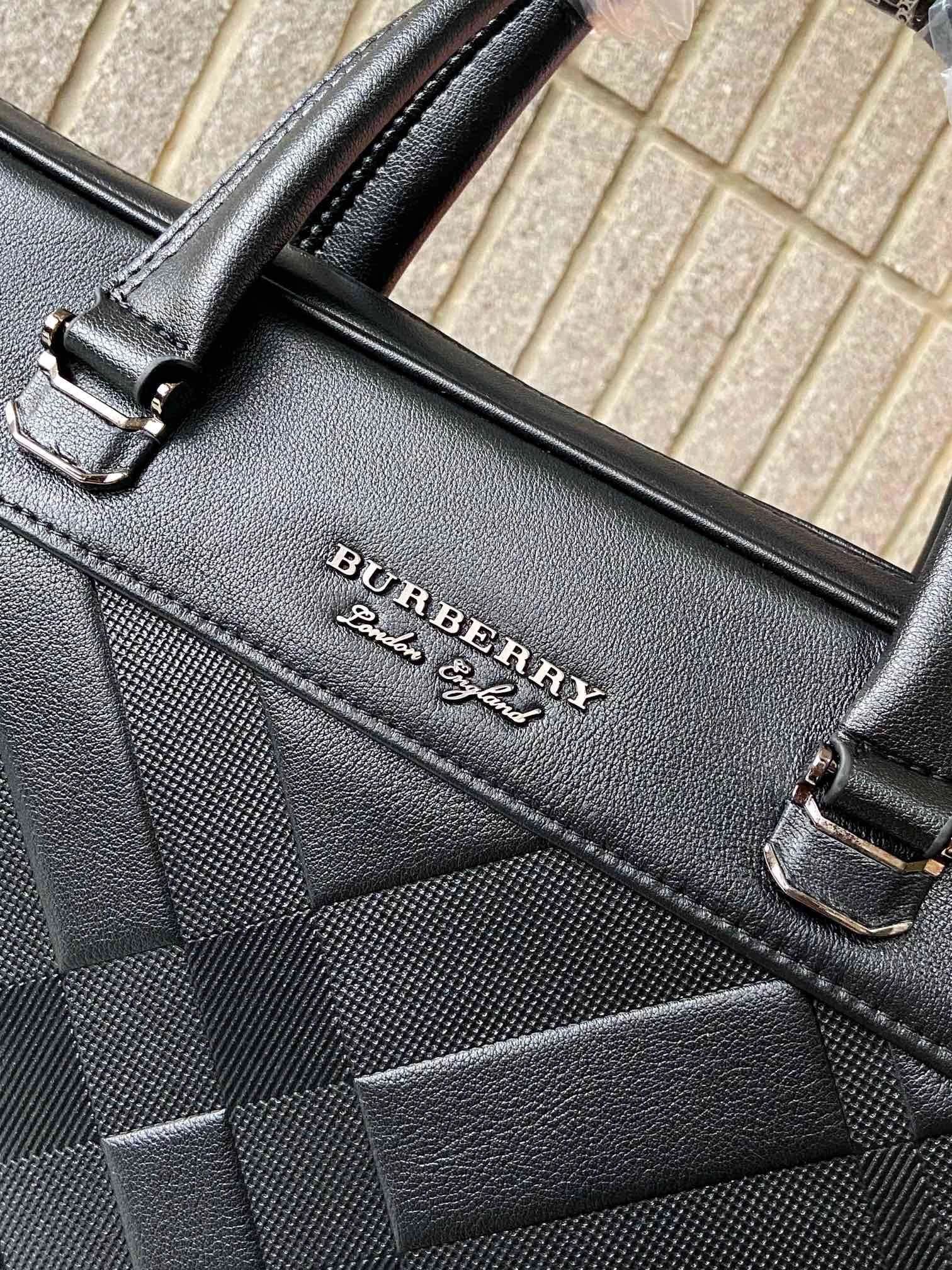 Brand-authenticated Mens Burberry Briefcases