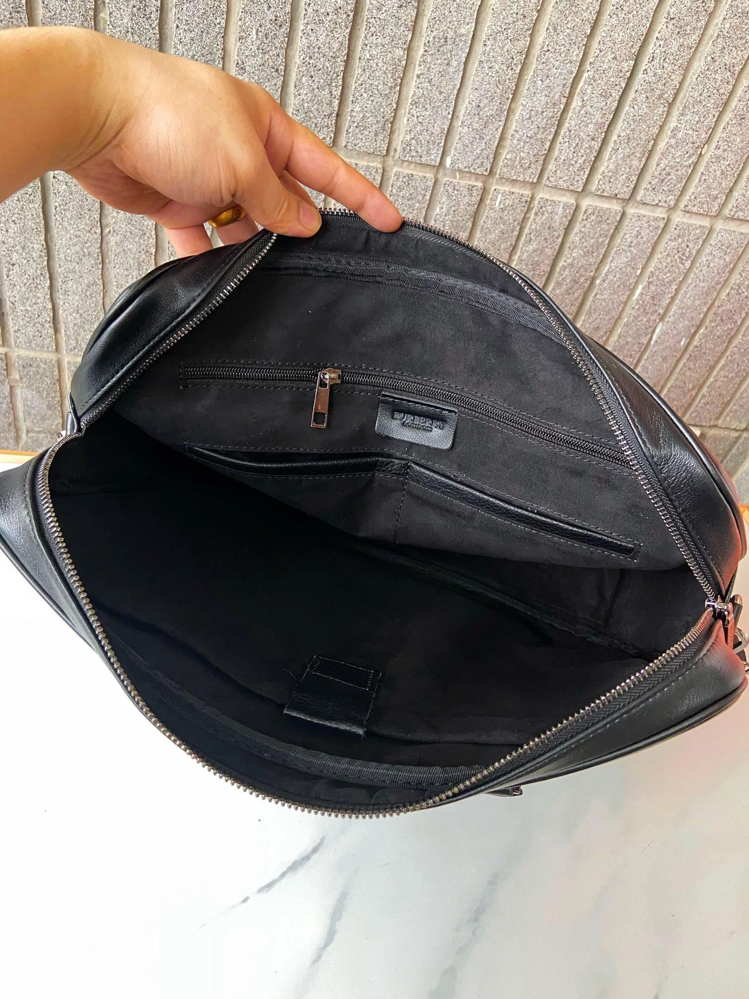 Brand-authenticated Mens Burberry Briefcases