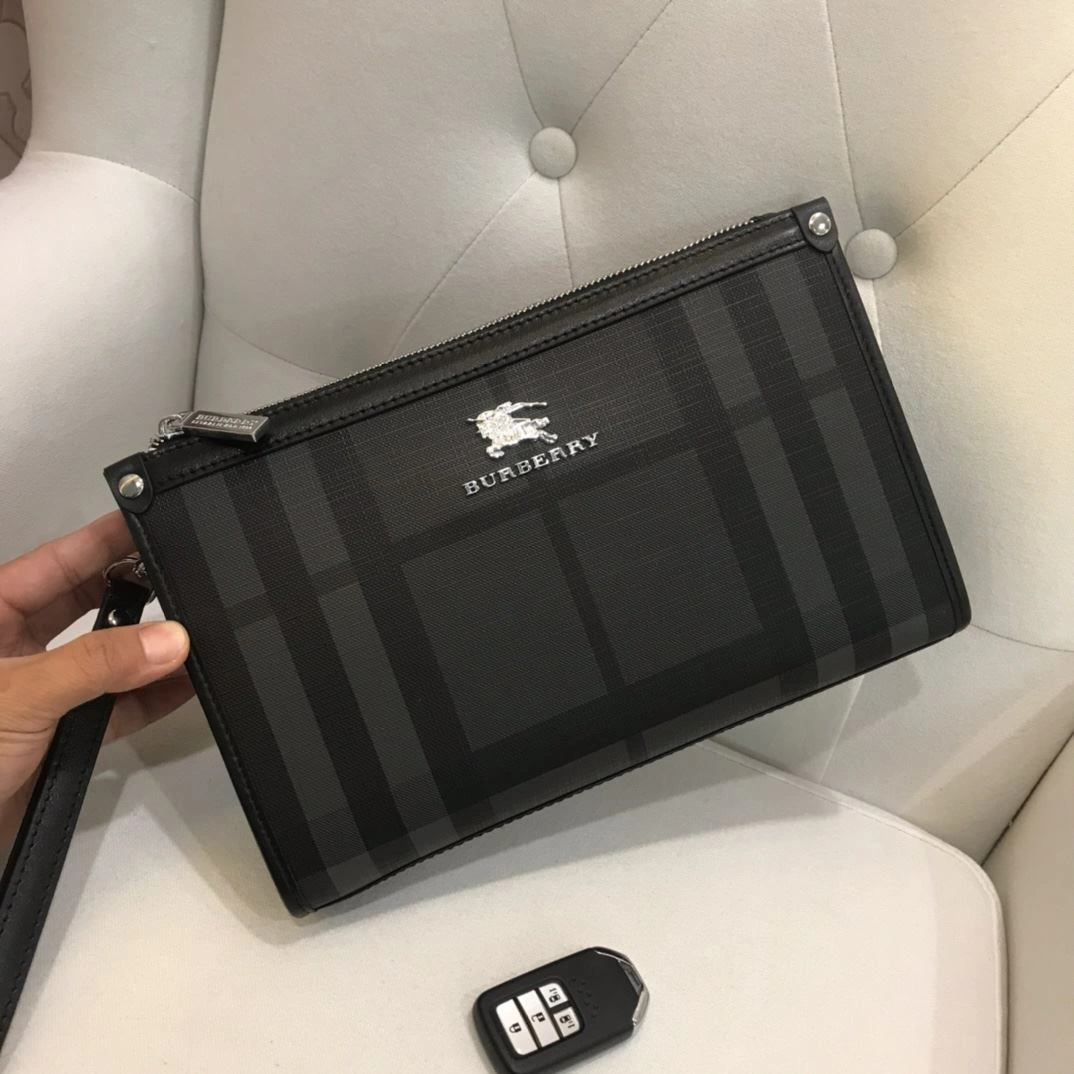 Mirror quality Mens Burberry Clutch Bags