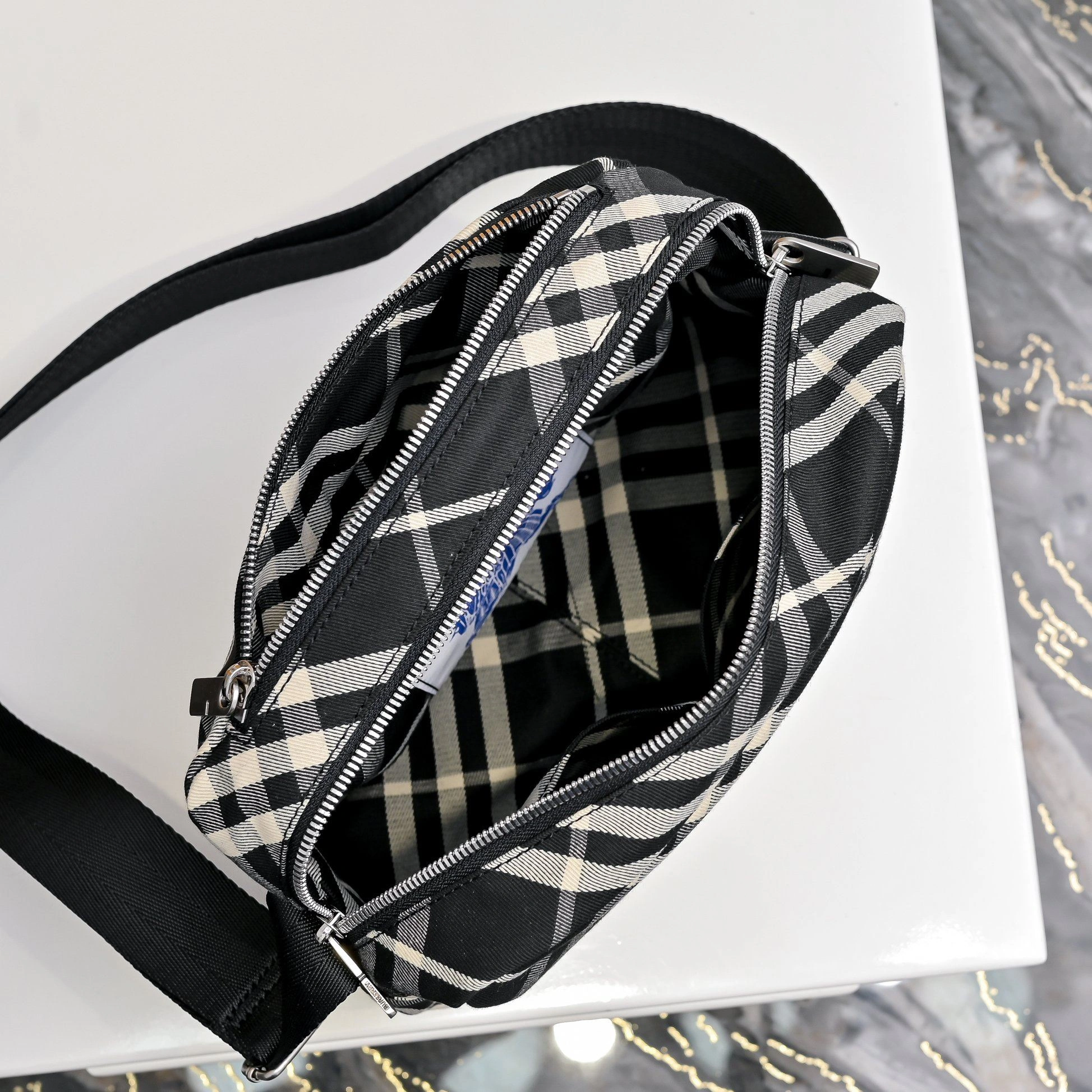 Brand-authenticated Mens Burberry Satchel Bags