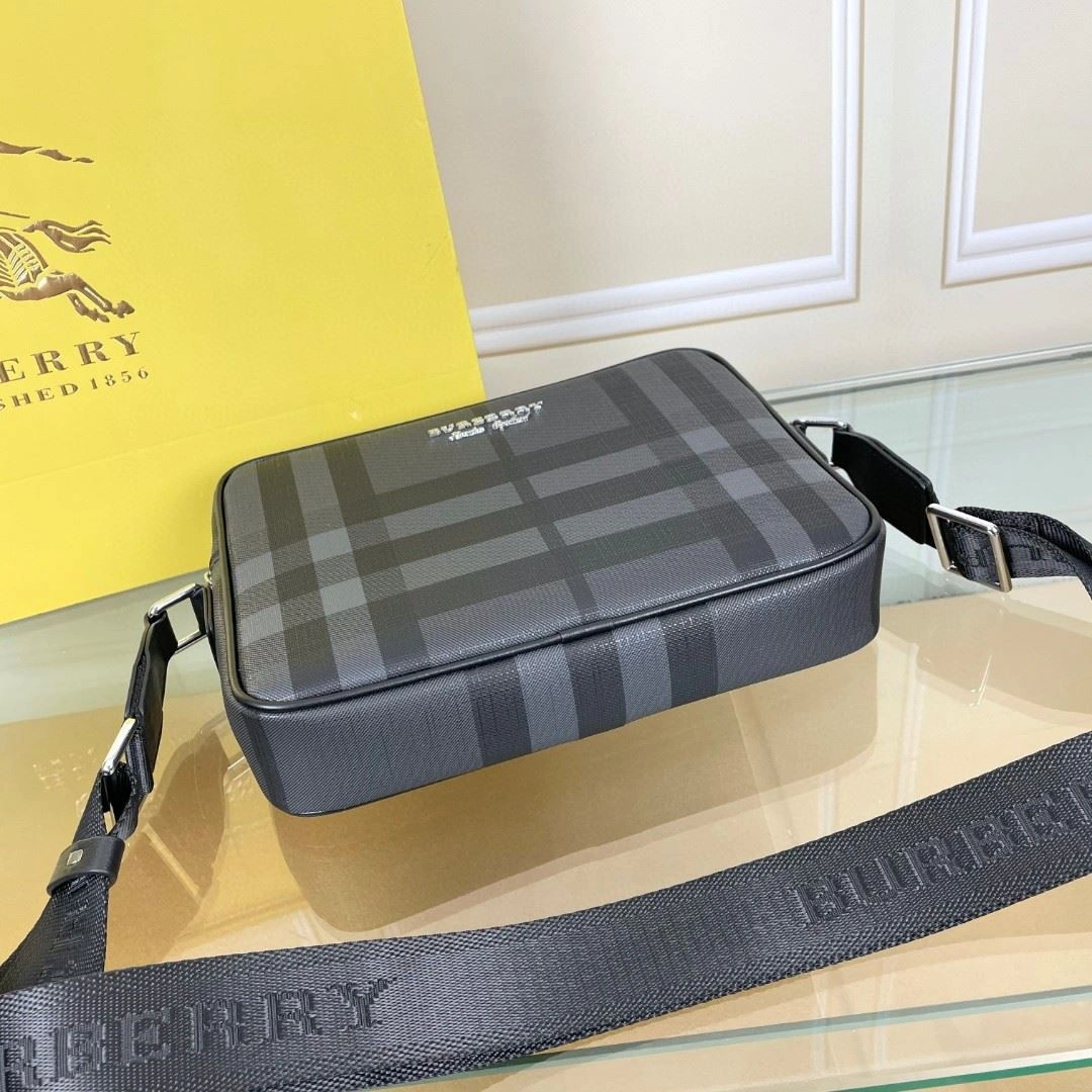 Brand-authenticated Mens Burberry Satchel Bags