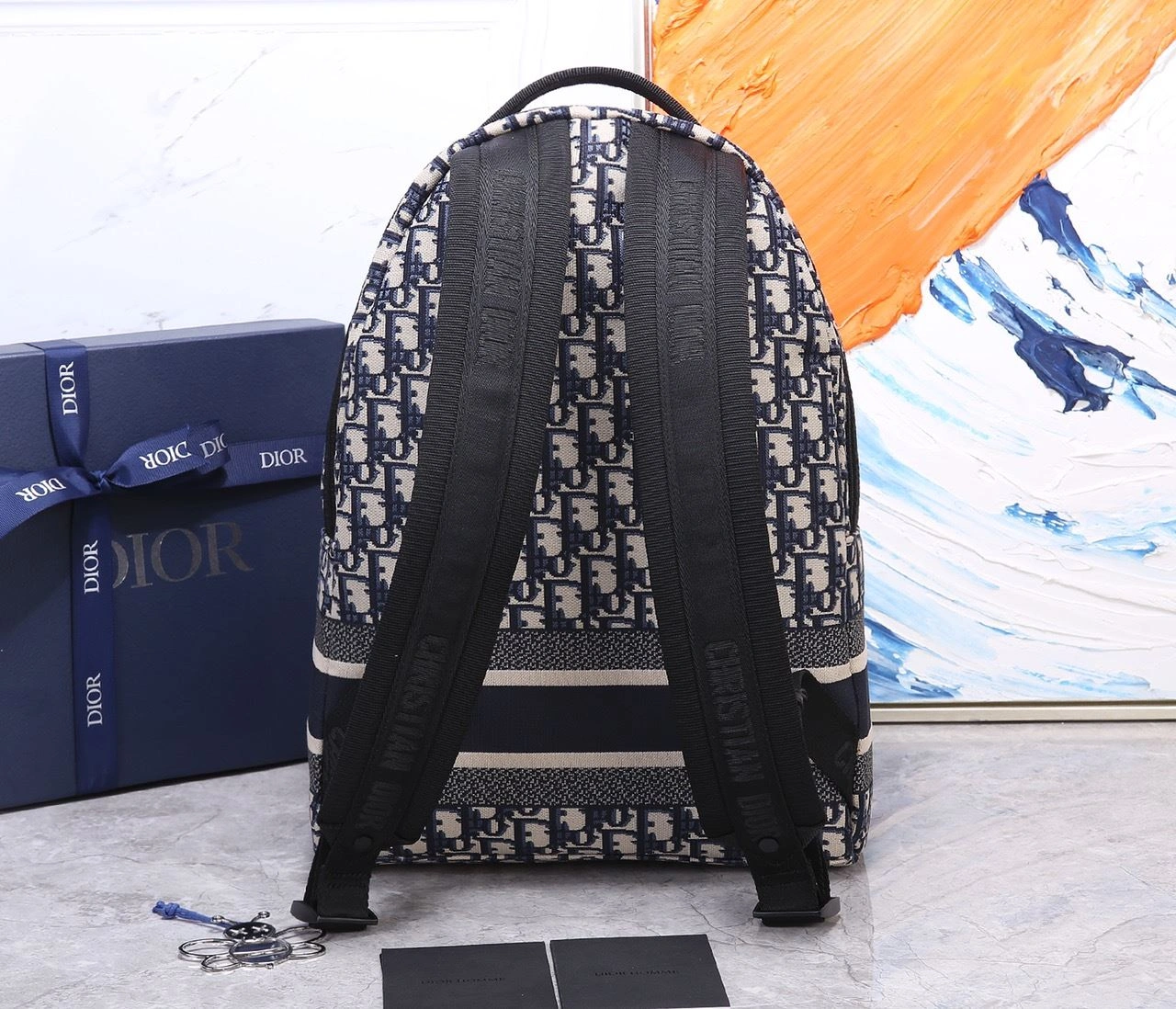 Accurate model Mens Christian Dior Backpacks
