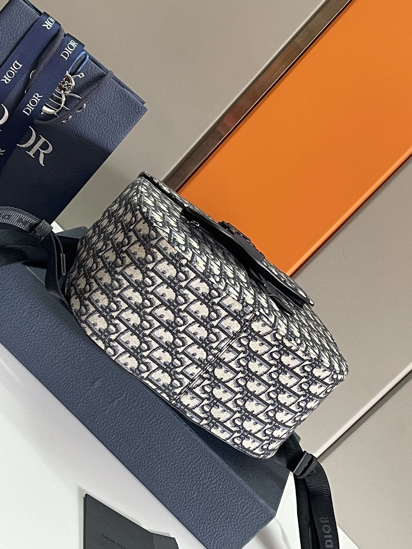 Accurate model Mens Christian Dior Backpacks