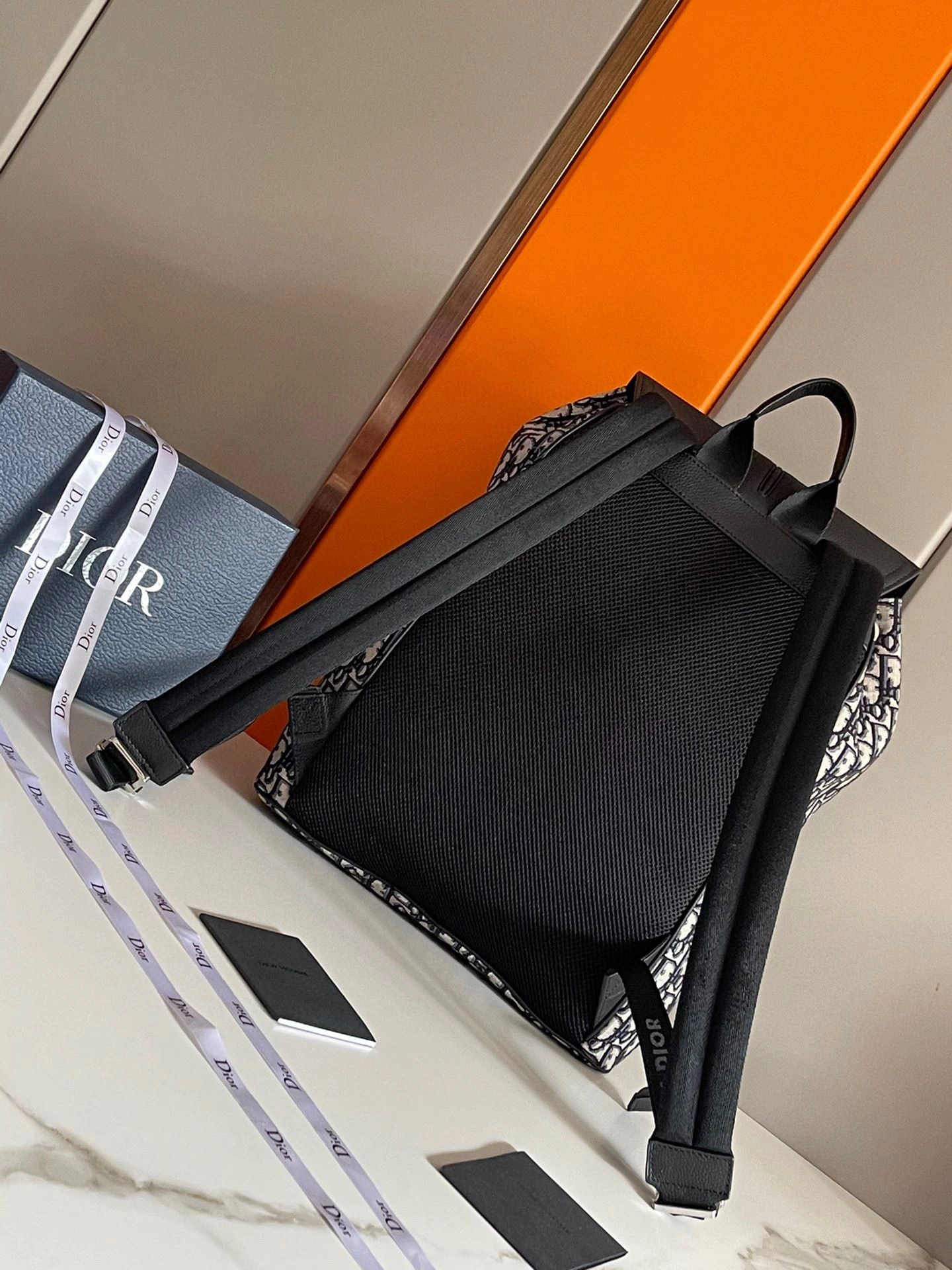 Brand-authenticated Mens Christian Dior Backpacks