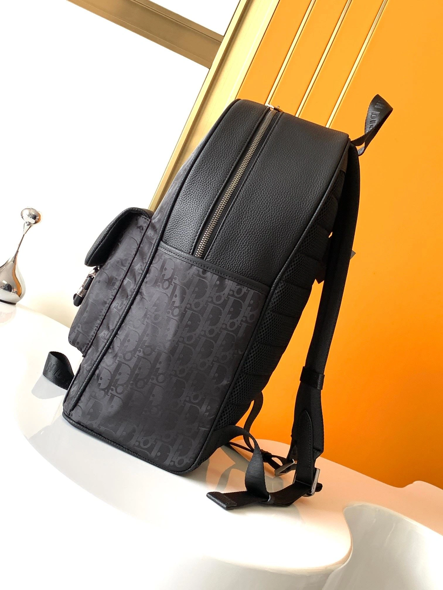 Brand-authenticated Mens Christian Dior Backpacks