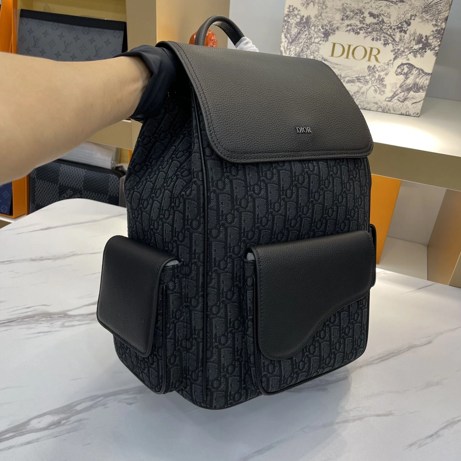 Brand-original Mens Christian Dior Backpacks