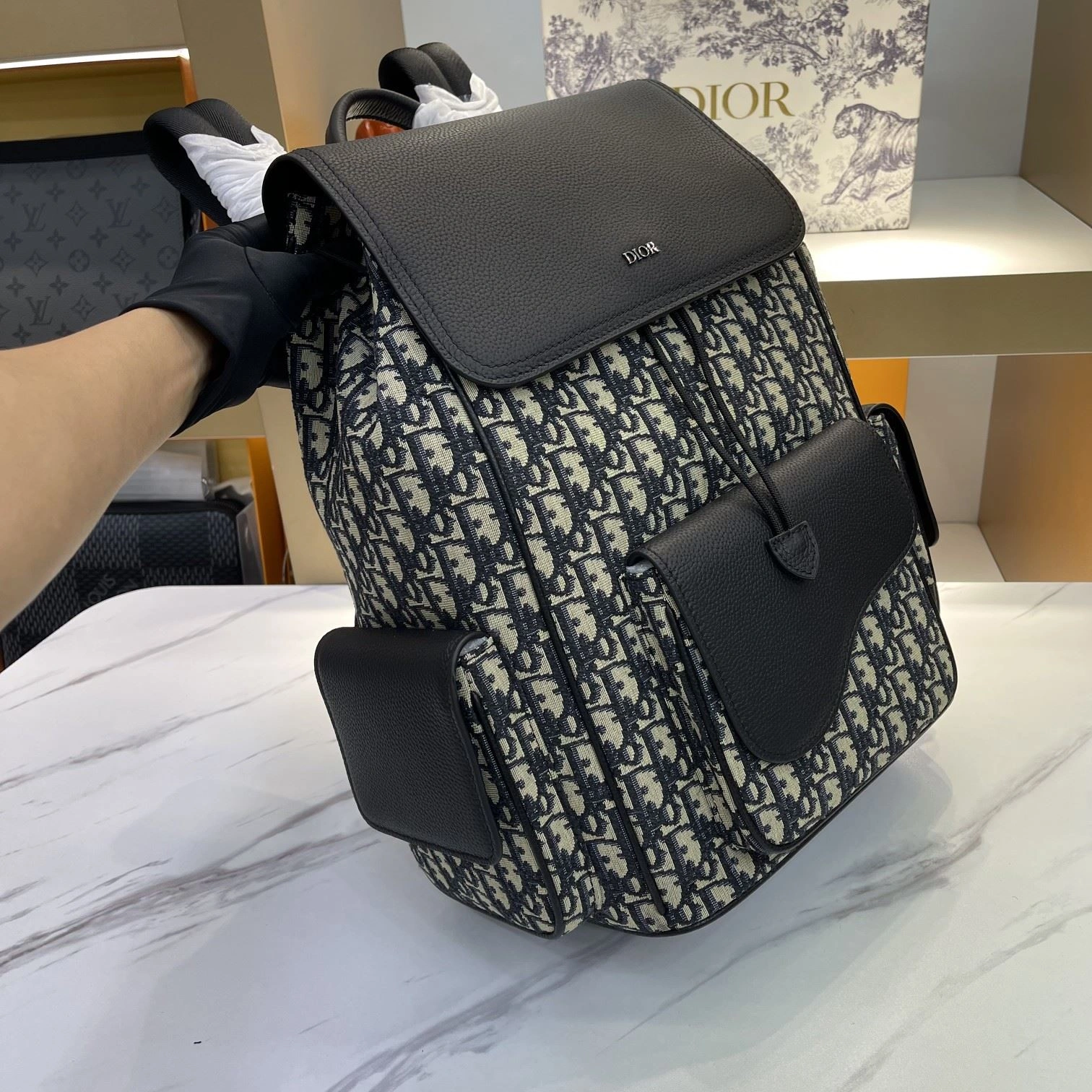 1:1 copy Mens Christian Dior Backpacks
