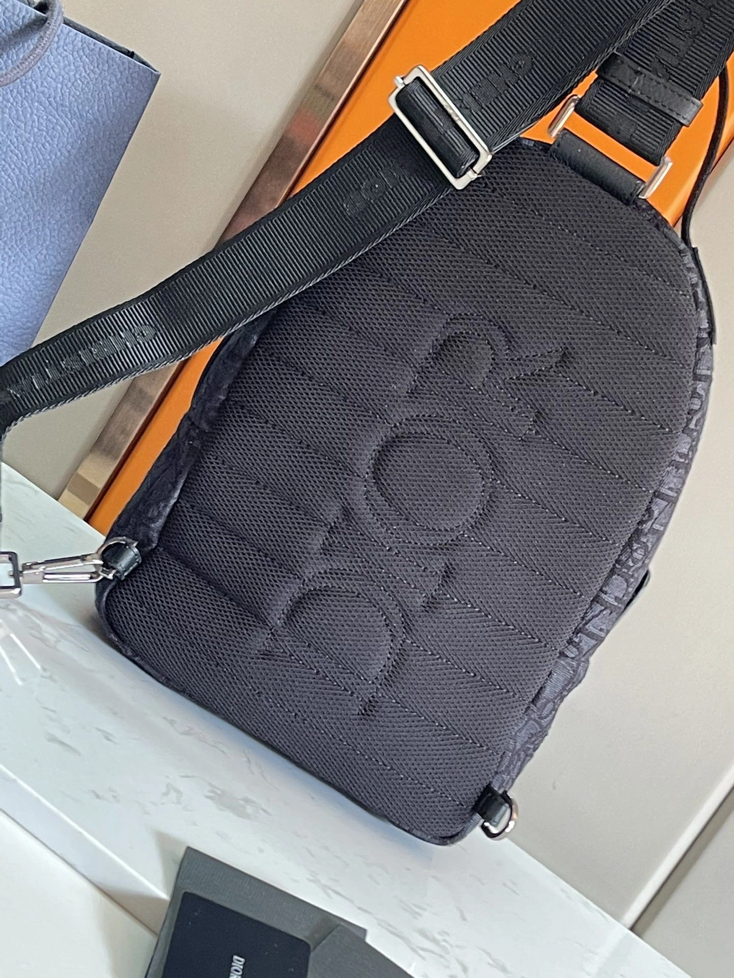 Brand-authenticated Mens Christian Dior Backpacks