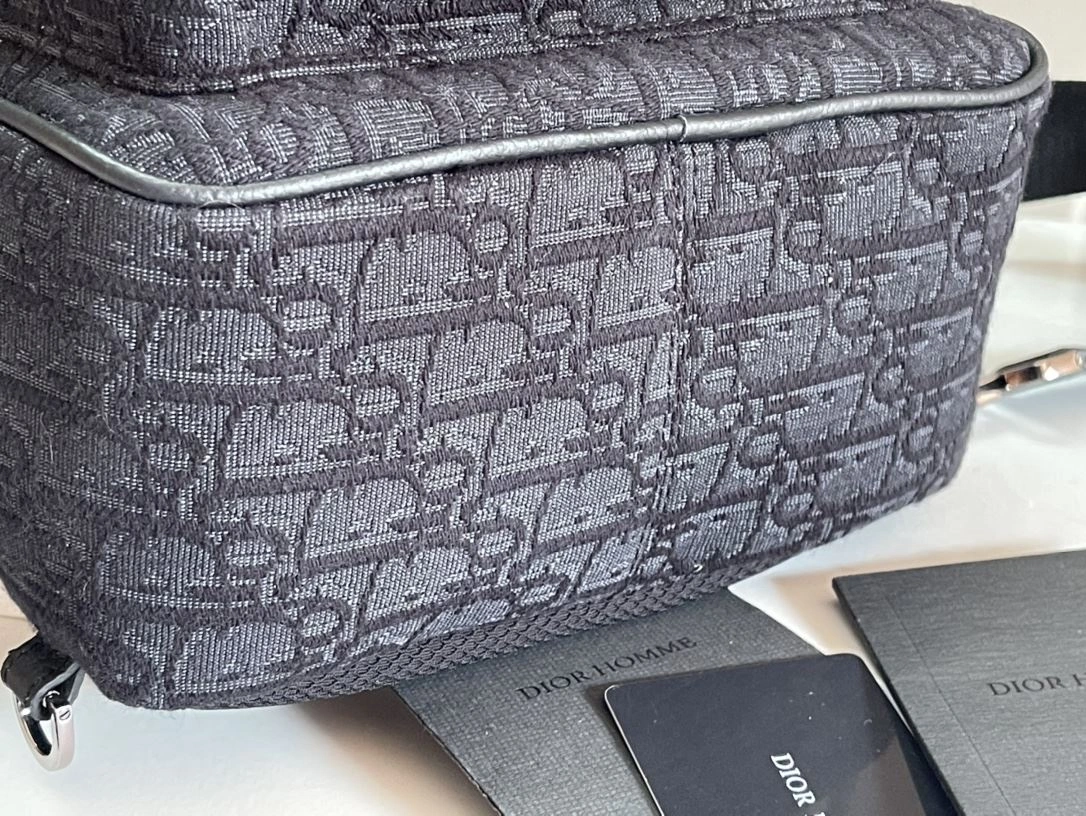 Brand-authenticated Mens Christian Dior Backpacks