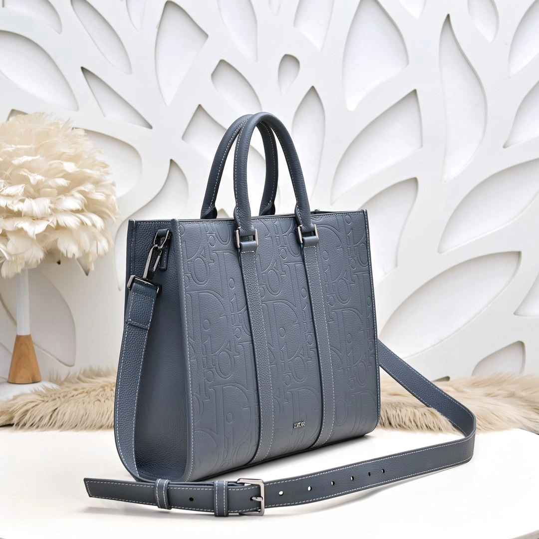 Brand-authenticated Mens Christian Dior Briefcases