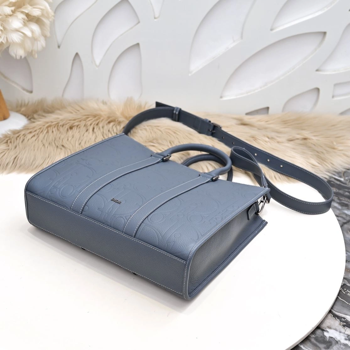 Brand-authenticated Mens Christian Dior Briefcases